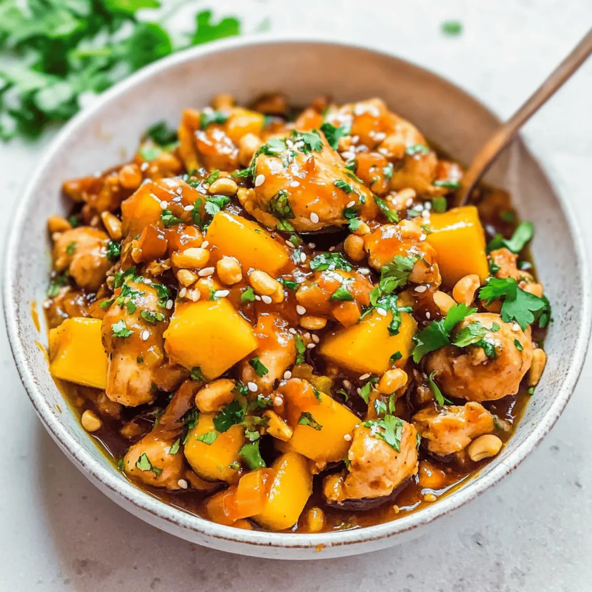 Irresistible Sesame Mango Chicken – A Delicious 15-Minute Meal