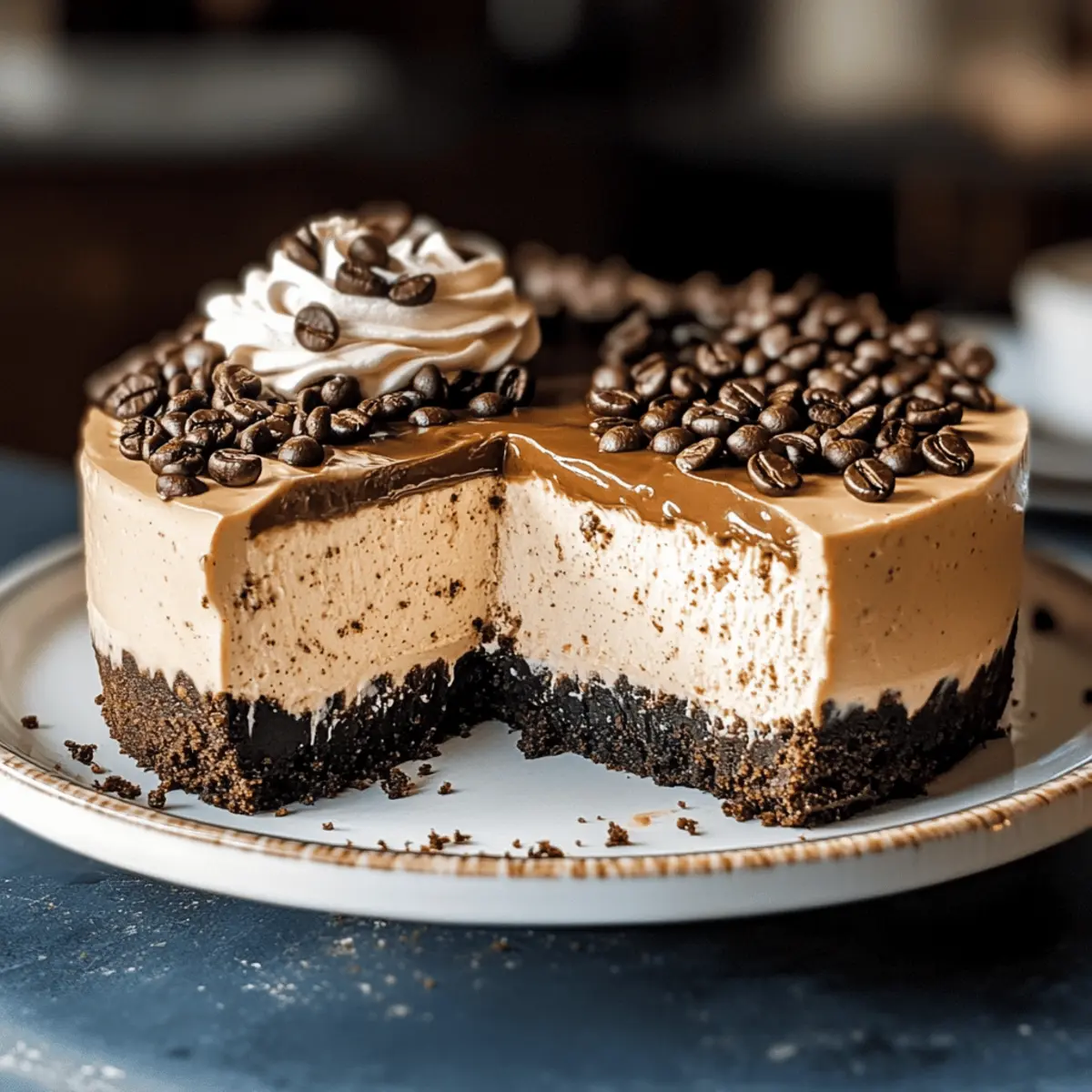 Irresistible No-Bake Espresso Cheesecake Delight