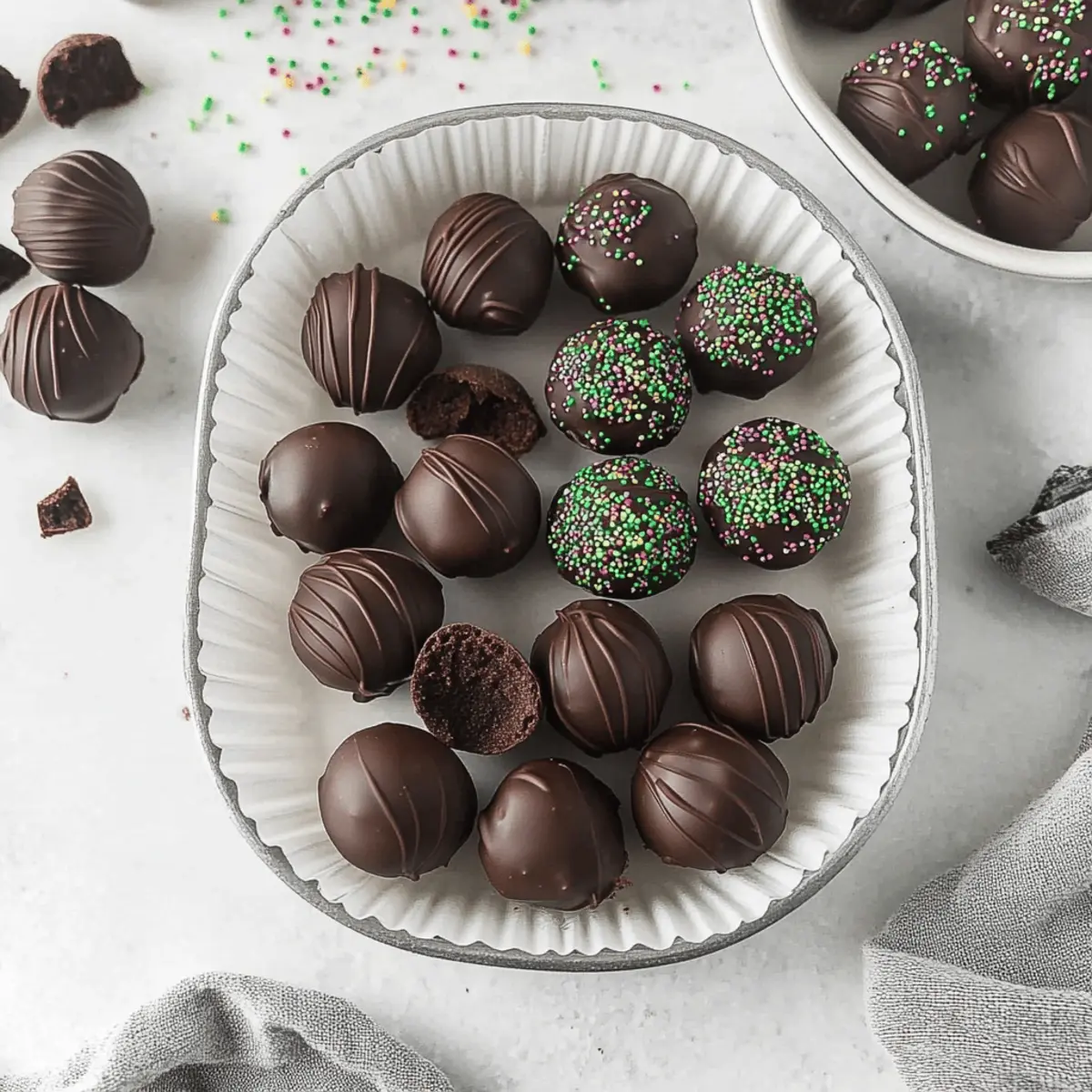 Irresistible Thin Mint Truffles: A No-Bake Delight