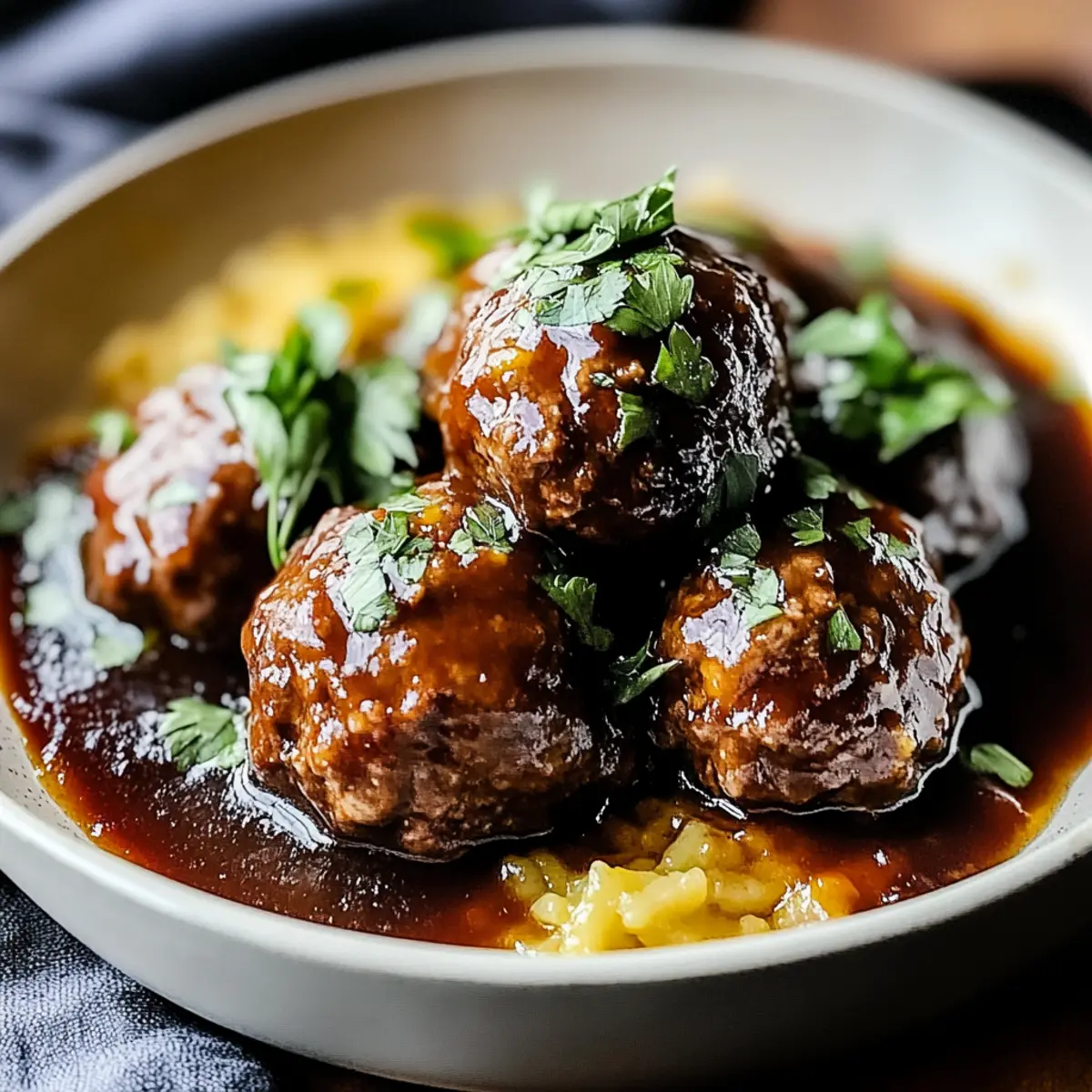 Easy Red Wine Braised Meatballs for Delicious Cozy Dinners