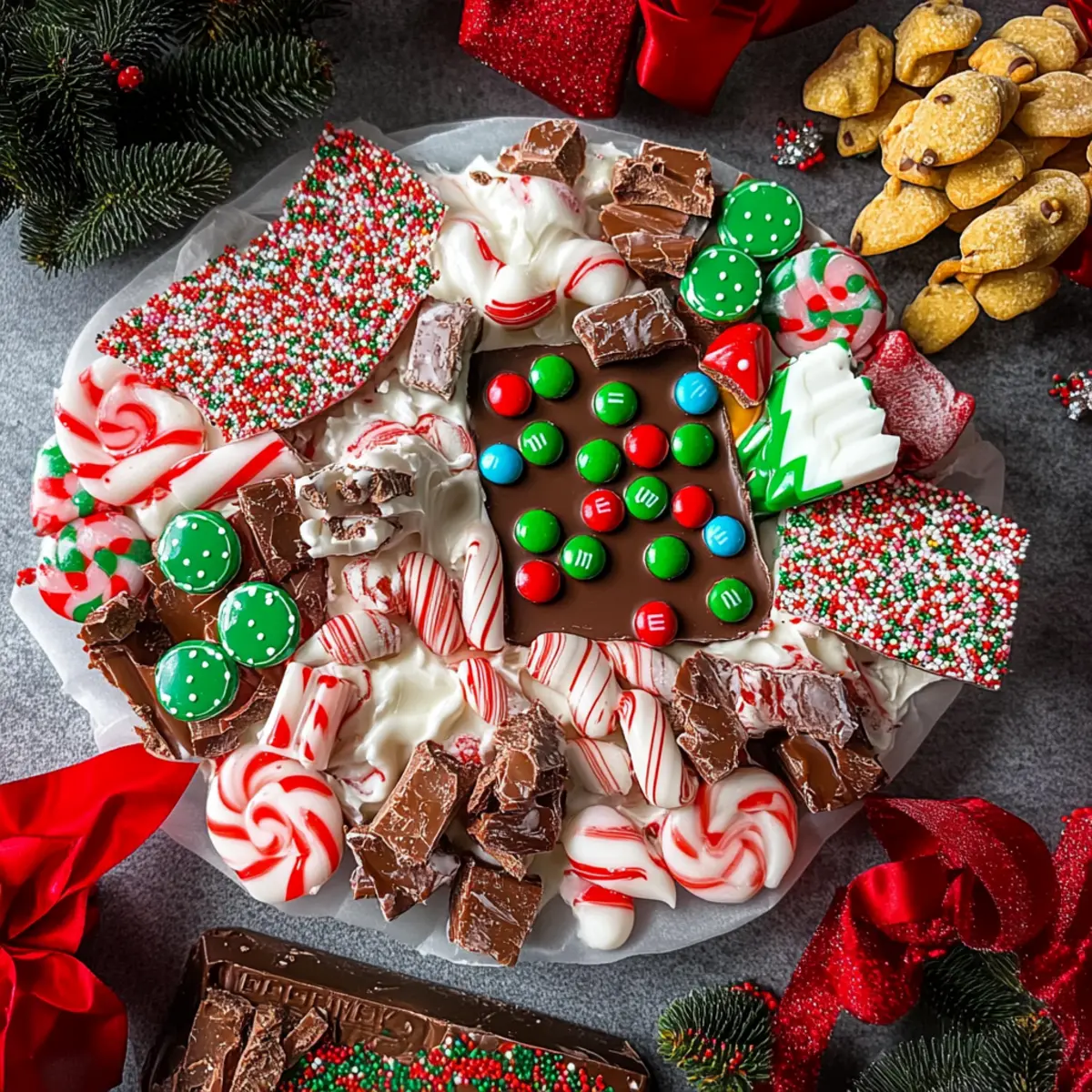 Magical Christmas Candy Dessert Board for Festive Fun