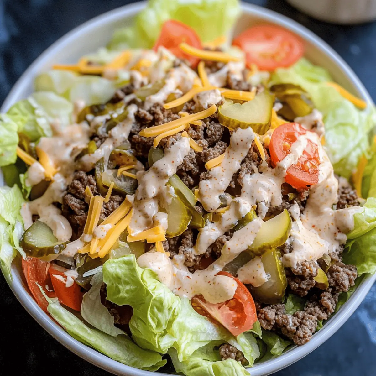 Ultimate Big Mac Salad: A Delicious Low Carb Delight
