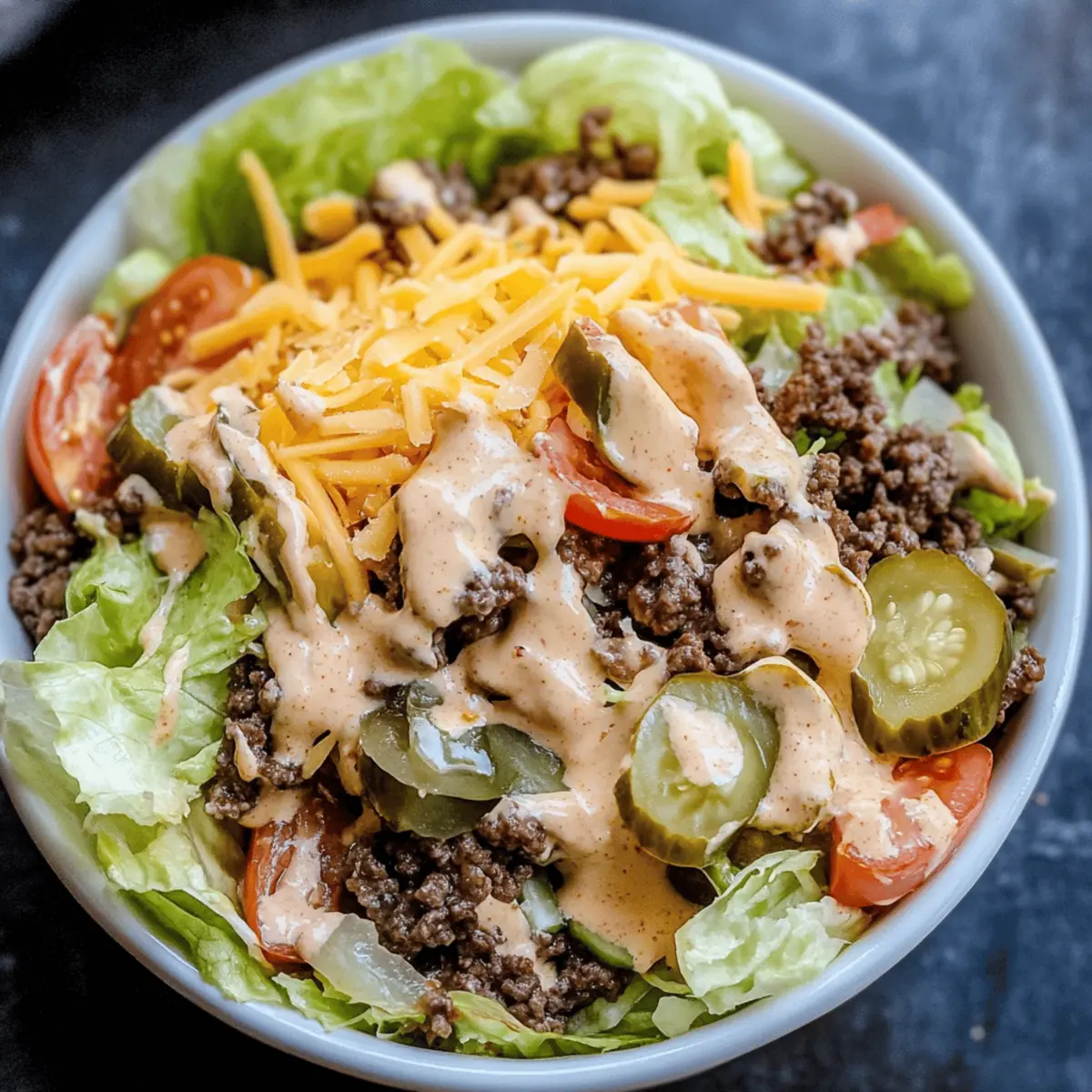 Ultimate Big Mac Salad: A Delicious Low Carb Delight