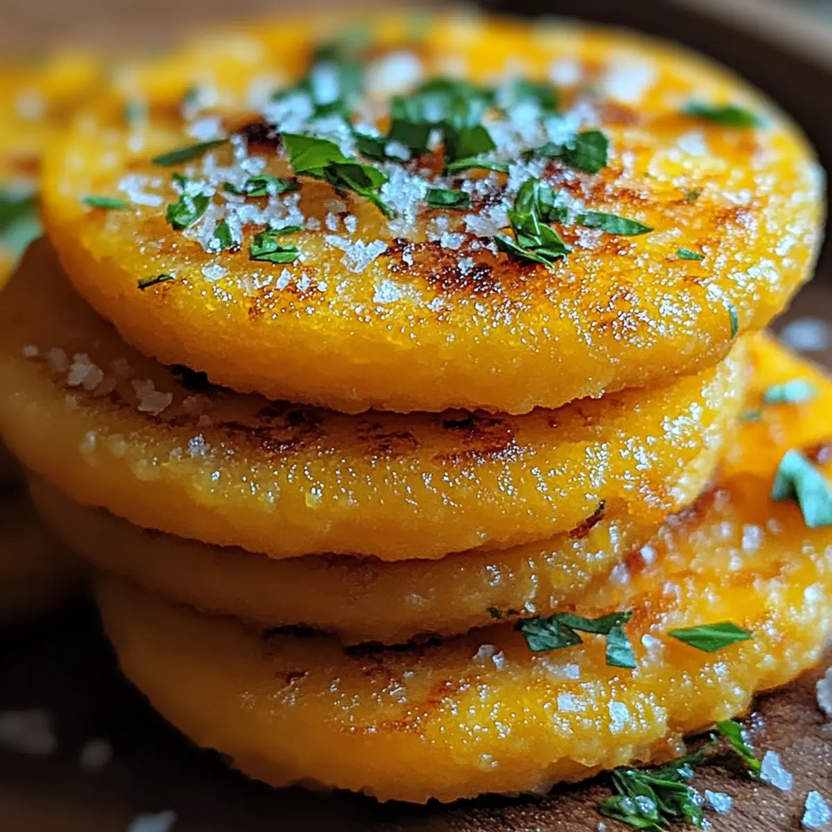 Irresistible Crispy Parmesan Polenta Rounds for Easy Snacking