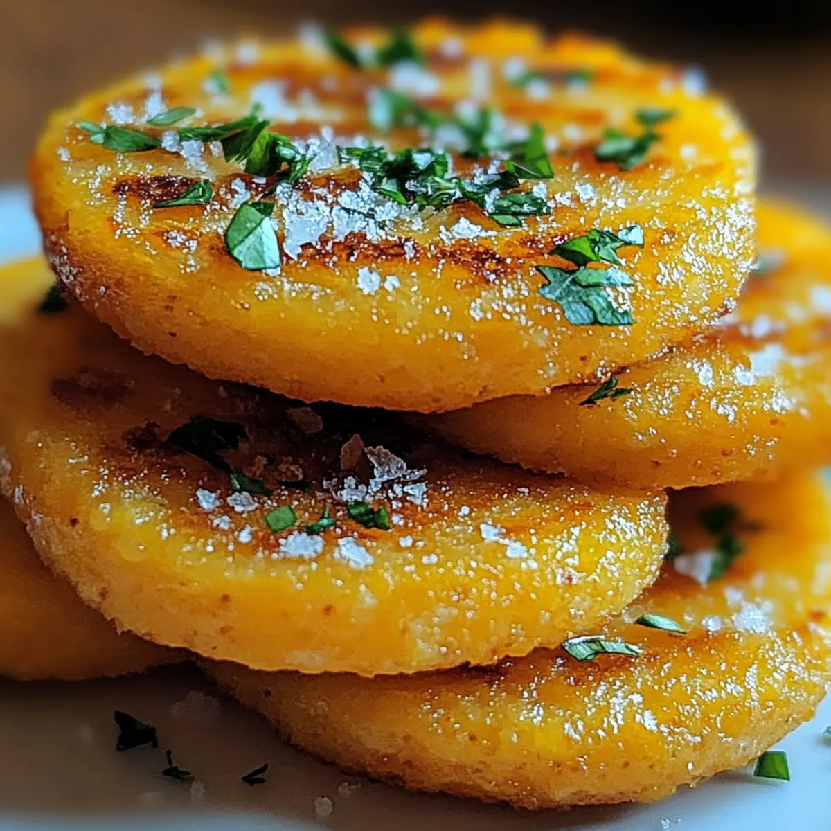 Irresistible Crispy Parmesan Polenta Rounds for Easy Snacking