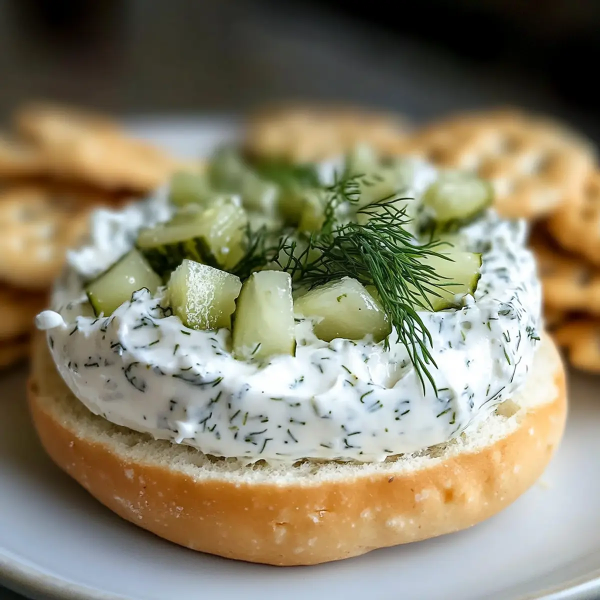 Irresistibly Tangy Dill Pickle Cream Cheese Spread