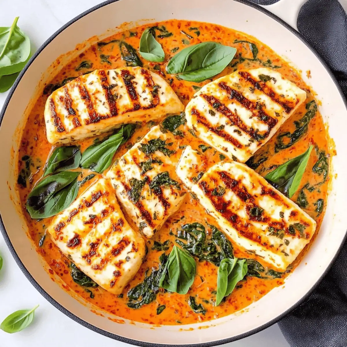Easy Marry Me Halloumi with Irresistible Creamy Sauce