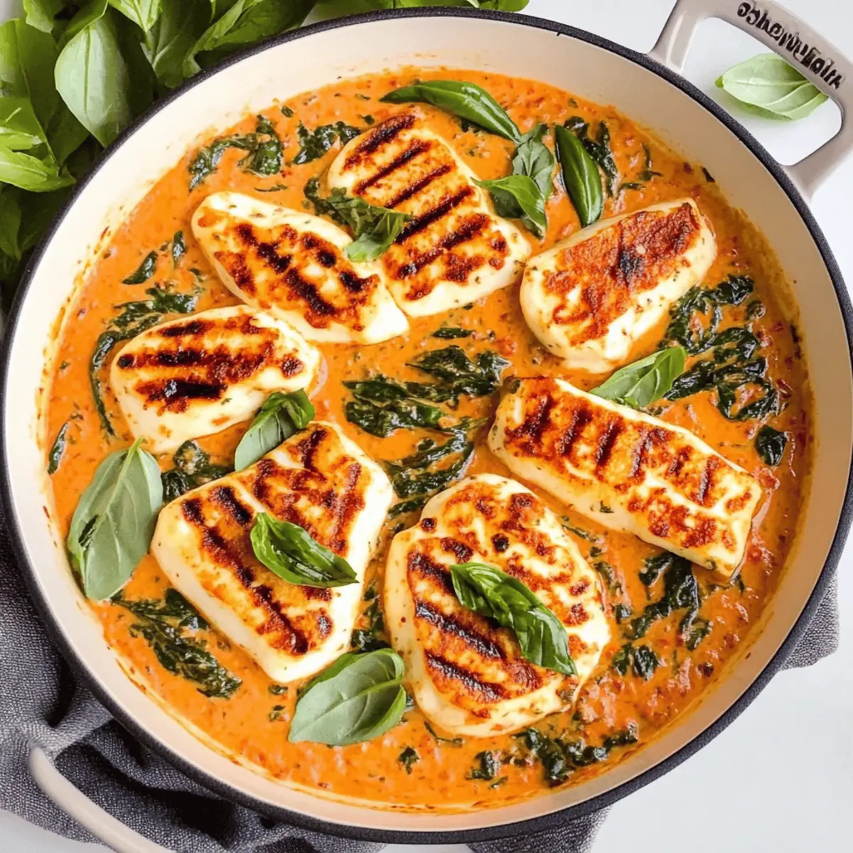 Easy Marry Me Halloumi with Irresistible Creamy Sauce