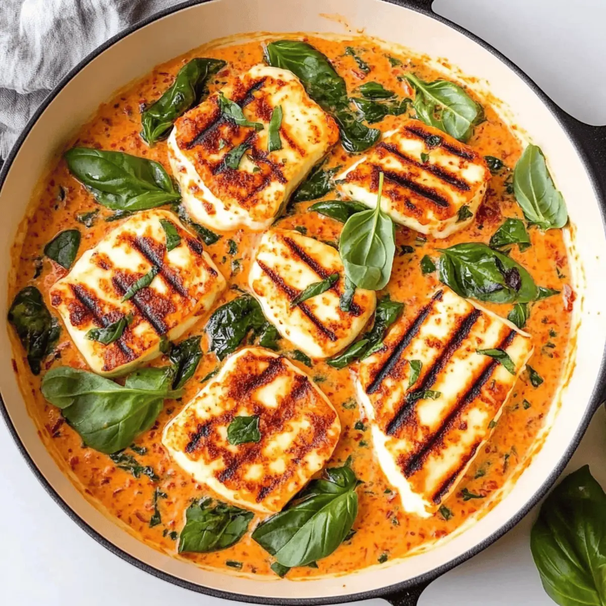 Easy Marry Me Halloumi with Irresistible Creamy Sauce