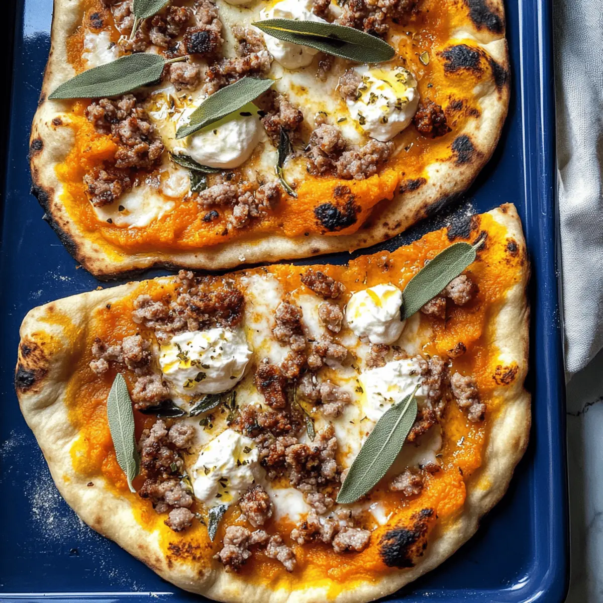 Easy Naan Pizzas Loaded with Autumn's Delicious Flavors