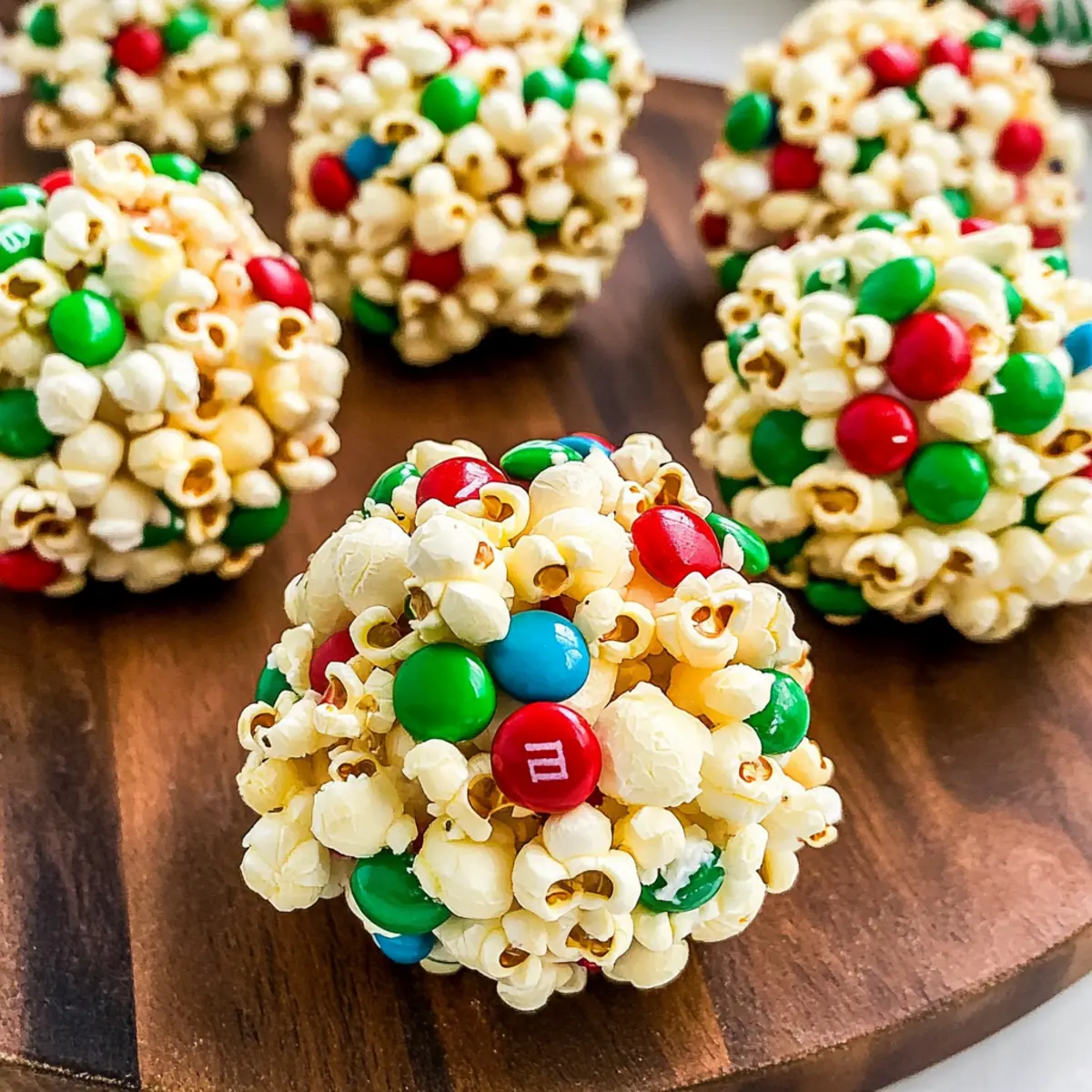 Irresistible No-Bake Christmas Popcorn Balls for Holidays